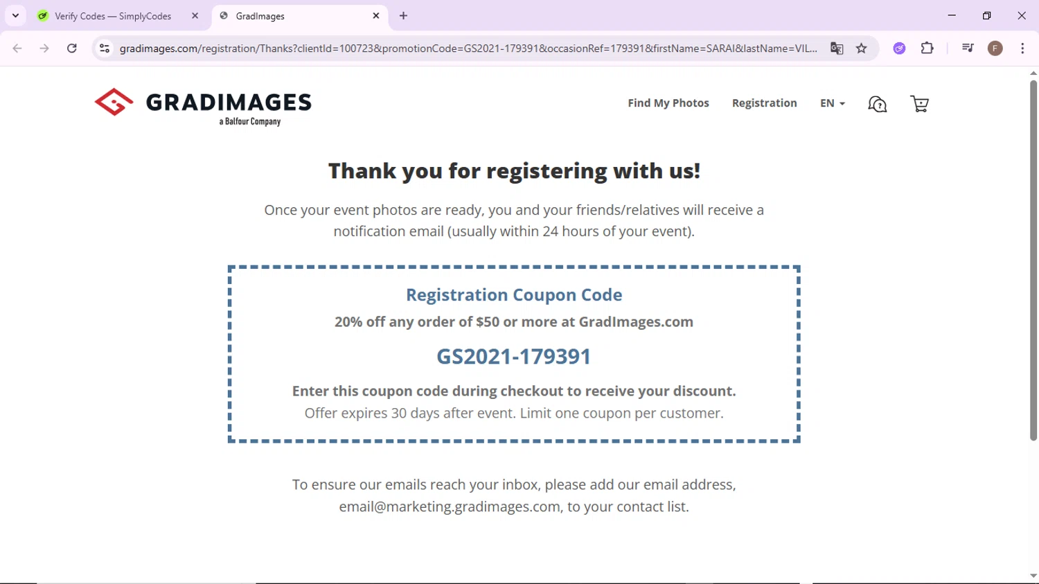 GradImages Promo Codes - 20% Off (1 Verified) Dec 2025