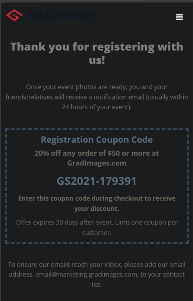 GradImages Promo Codes (3 Verified) - 20% Off Feb 2025