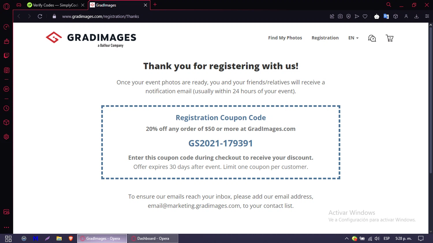 GradImages Promo Codes - 20% Off | January 2025