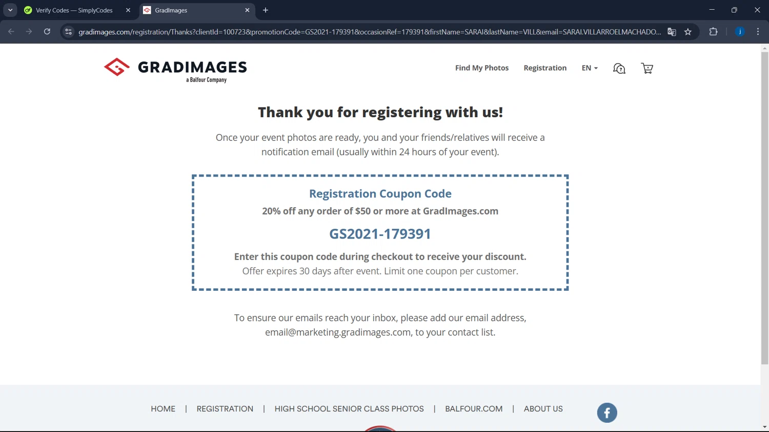 GradImages Promo Codes (3 Verified) - 20% Off Feb 2025