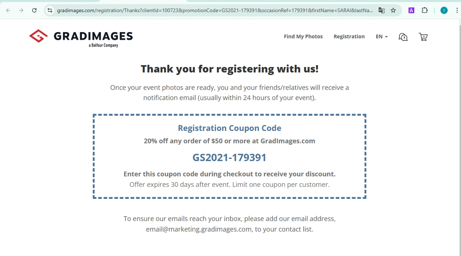 GradImages Promo Codes (3 Verified) - 20% Off Jan 2025