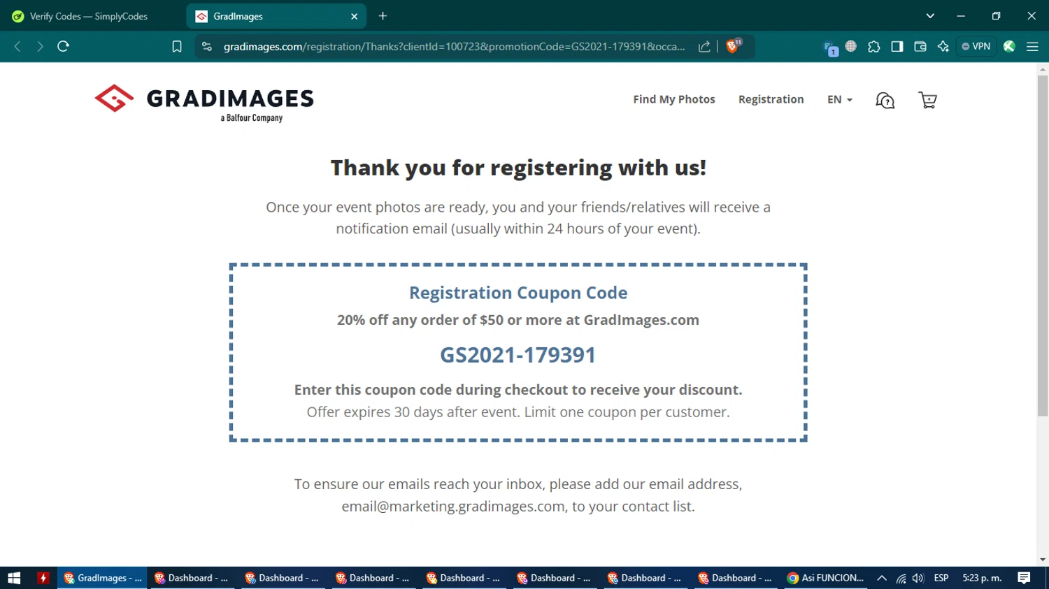 GradImages Promo Codes - 20% Off | January 2025