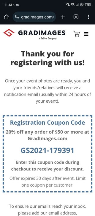 GradImages Promo Codes - 20% Off | November 2024