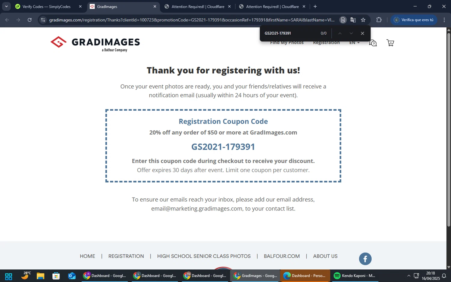 GradImages Promo Codes (2 Verified) - 20% Off May 2025