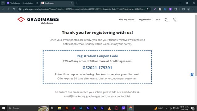 GradImages Promo Codes - 20% Off | January 2025