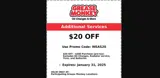 Grease Monkey Auto Promo Codes - $20 Off Jun 2026
