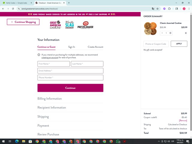 Great American Cookies Promo Codes - 10% Off Jun 2025