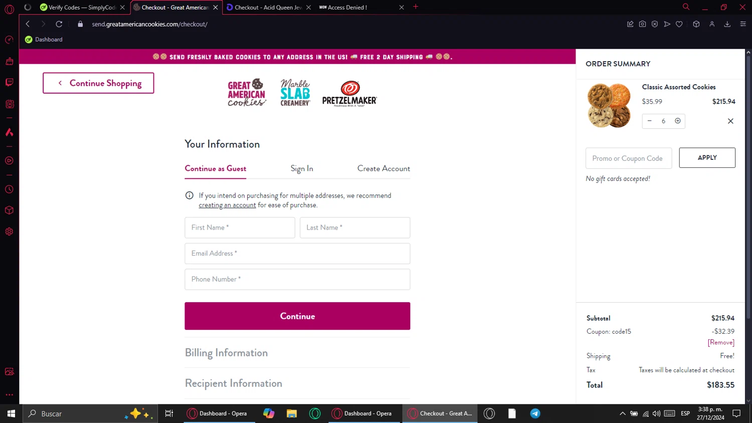 Great American Cookies Coupons - 20% Off | January 2025