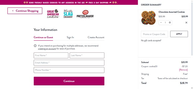 Great American Cookies Promo Code (2 Verified) - 10% Off Mar 2025