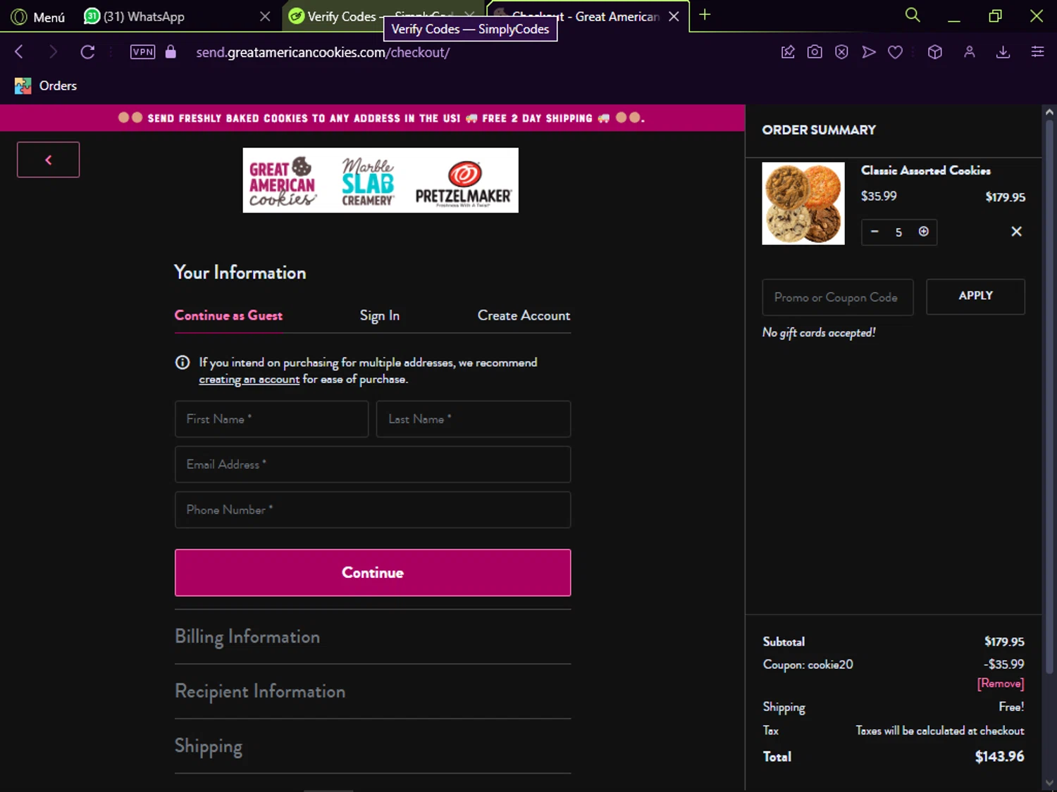 Great American Cookies Coupons - 15% Off | August 2024