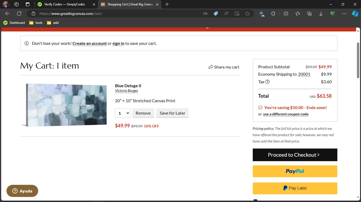 Great Big Canvas Coupons - 50% Off | October 2024