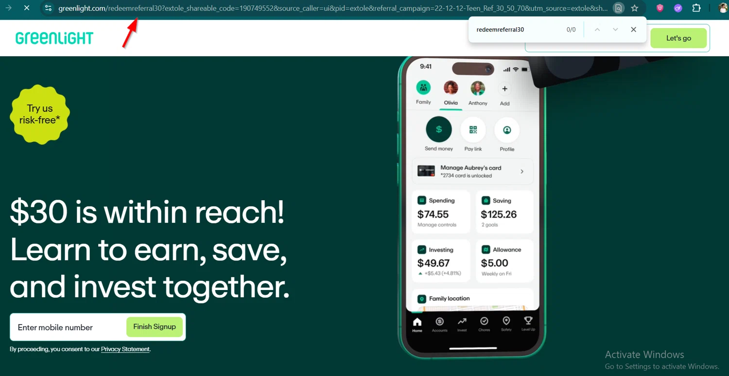 Greenlight Promo Codes - $30 Off (1 Verified) Jan 2026