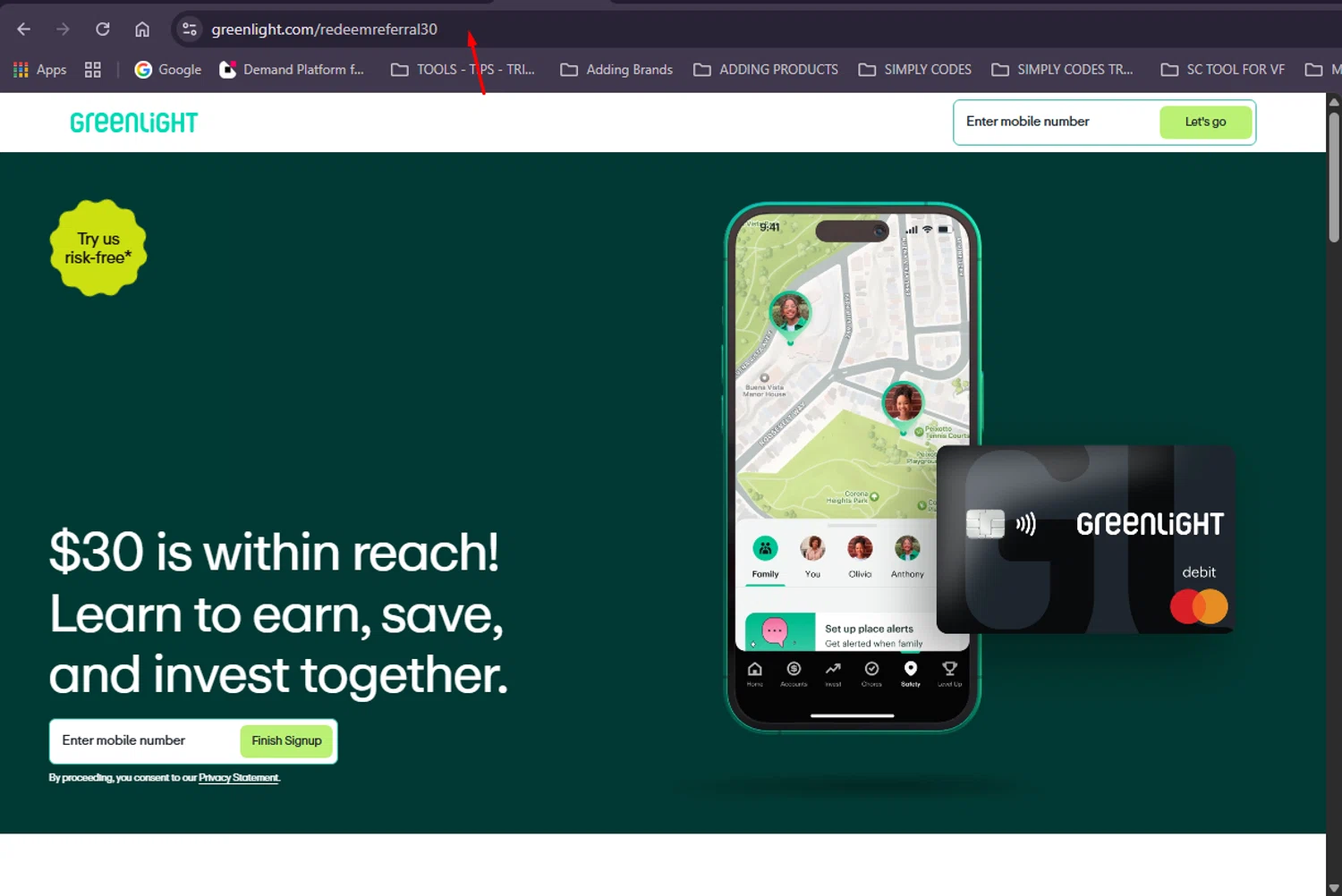 Greenlight Promo Codes - $30 Off Coupons Dec 2025