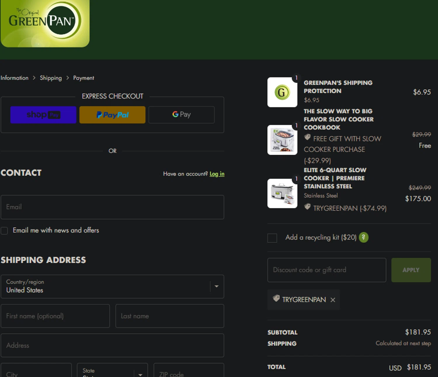 Green Pan Discount Codes - 10% Off | October 2024