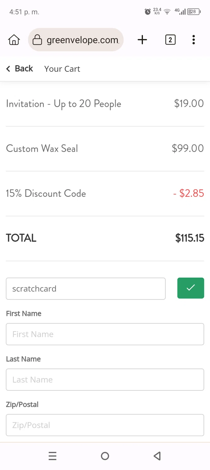 GreenVelope Coupon Codes - 15% Off | January 2025