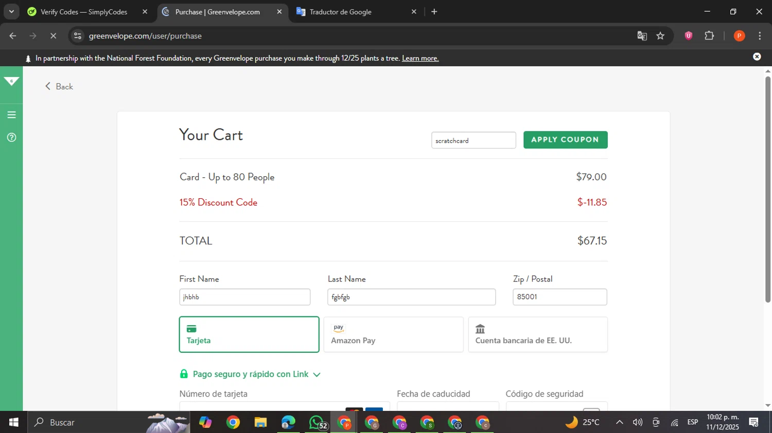 GreenVelope Promo Codes - 15% Off (2 Verified) Feb 2026