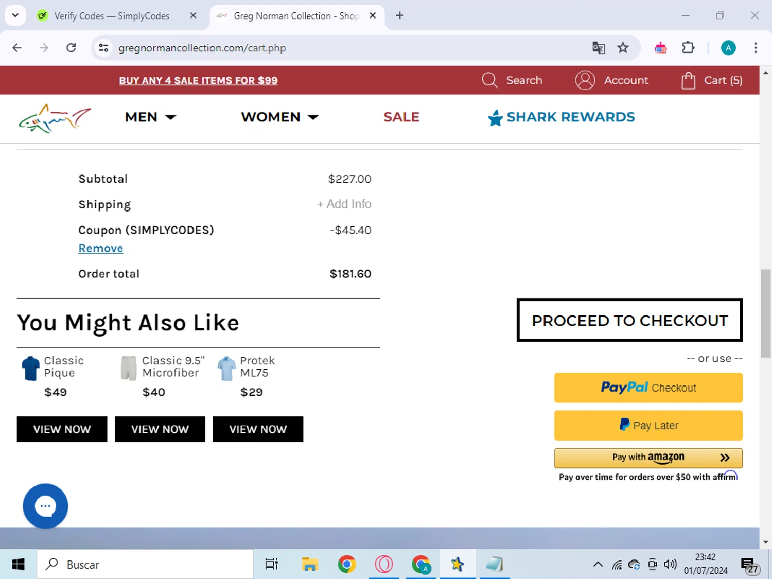 Greg Norman Collection Coupon Codes - 20% Off | October 2024