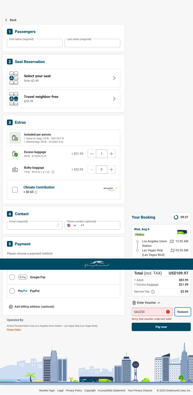 Greyhound Promo Codes - 30% Off Coupons Sep 2025