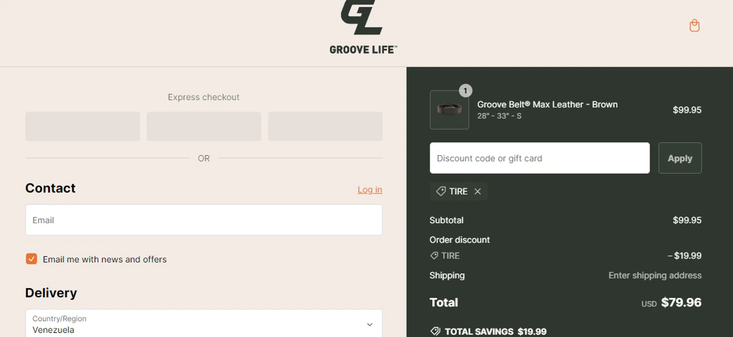 Groove Life Promo Codes - 20% Off | November 2024