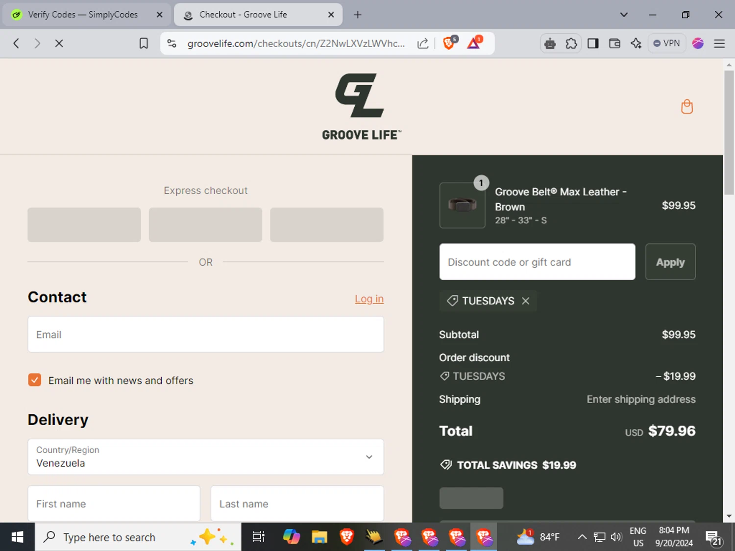 Groove Life Promo Codes - 20% Off | November 2024