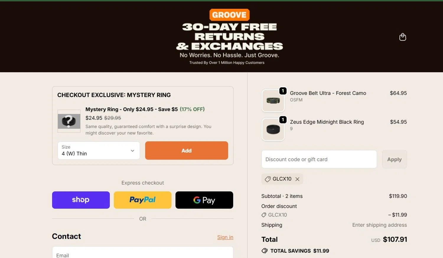 Groove Life Promo Codes - 15% Off (4 Verified) Mar 2026