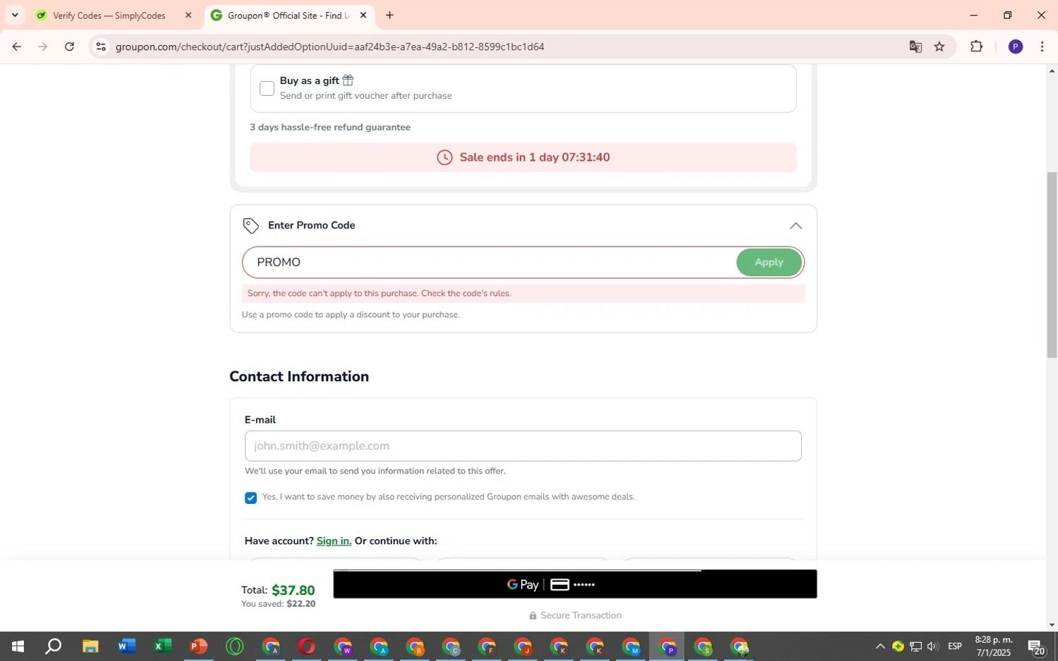 Groupon Promo Codes (2 Verified) - 10% Off w/ Code Jan 2025