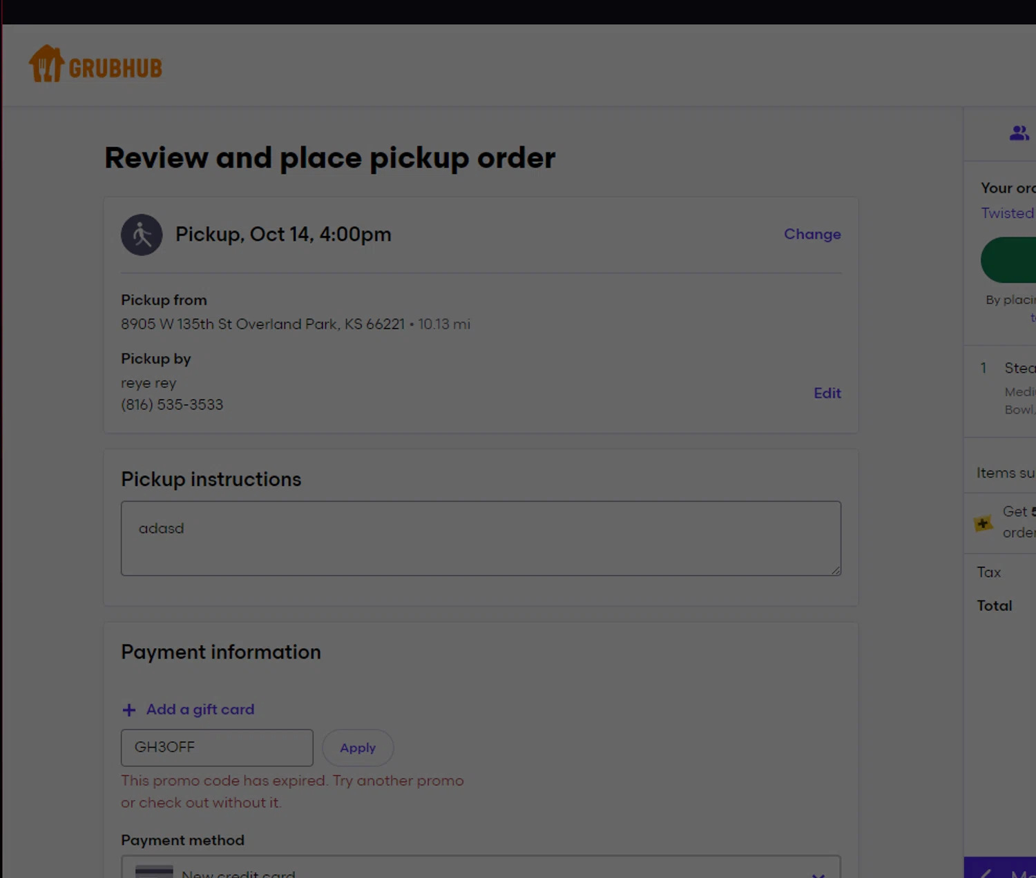 GrubHub Promo Codes - $1 Off Sitewide Coupons Jan 2026