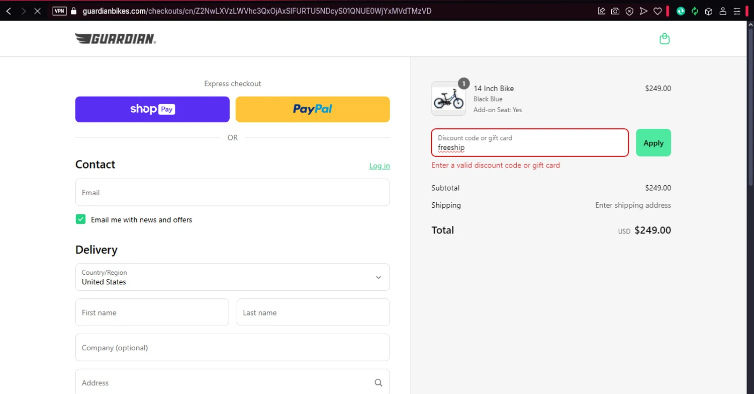 Guardian Bikes Promo Codes (1 Verified) - 20% Off Jul 2025