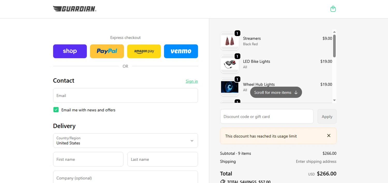 Guardian Bikes Promo Code - $20 Off (1 Verified) Dec 2025