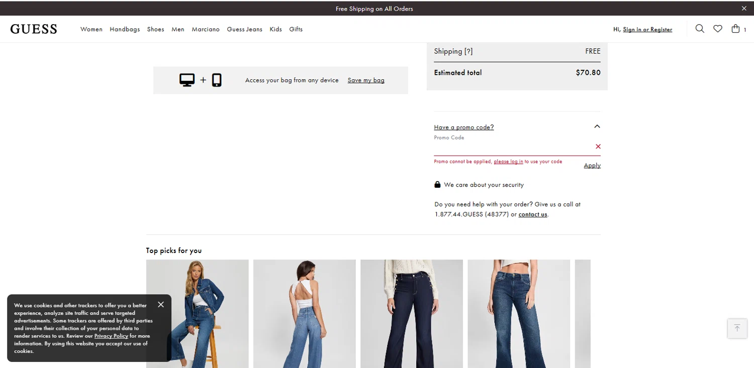 Guess Promo Codes (6 Verified) - 20% Off Sitewide Jan 2025