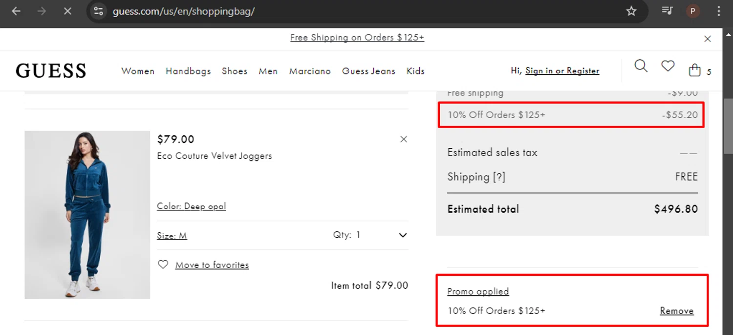 Guess Promo Codes - 15% Off | September 2024