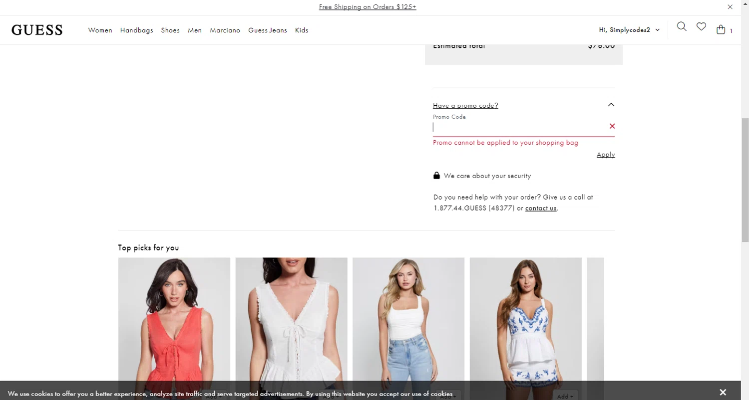 Guess Promo Codes - 15% Off Coupons in August 2024 | SimplyCodes