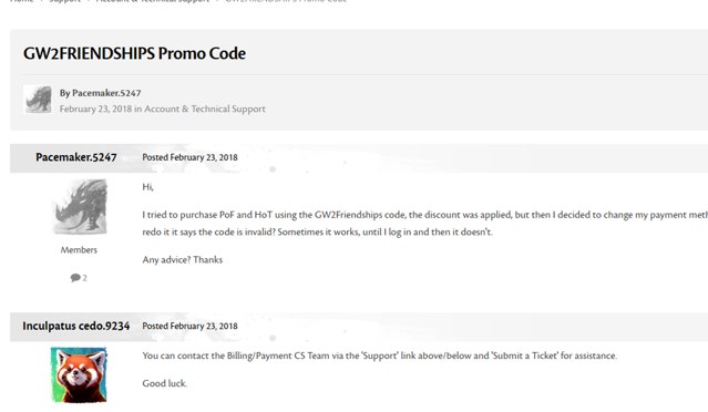 Guild Wars 2 Promo Codes (1 Verified) - 10% Off Sep 2025