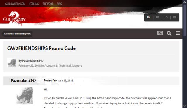 Guild Wars 2 Promo Codes (2 Verified) - 5% Off Oct 2025