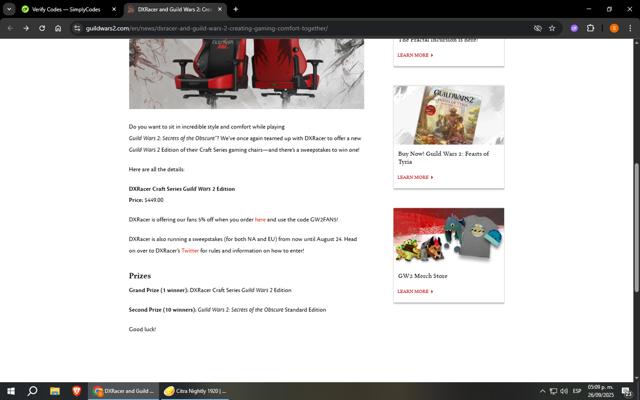 Guild Wars 2 Promo Codes (2 Verified) - 5% Off Oct 2025