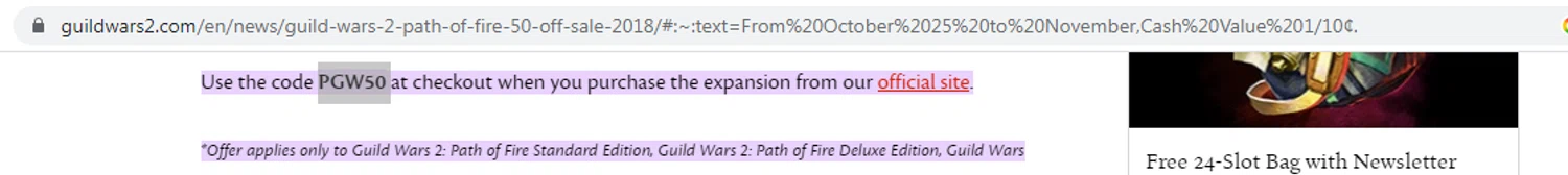 Guild Wars 2 Promo Codes - 50% Off Coupons Mar 2026