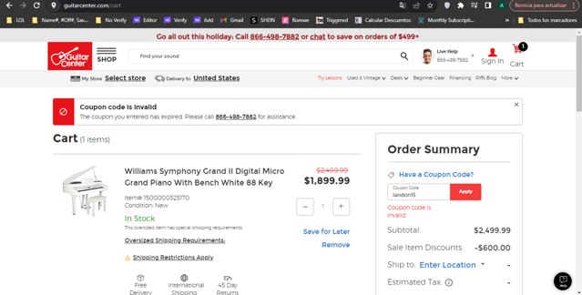 Guitar Center Coupon Codes - 10% Off | November 2024