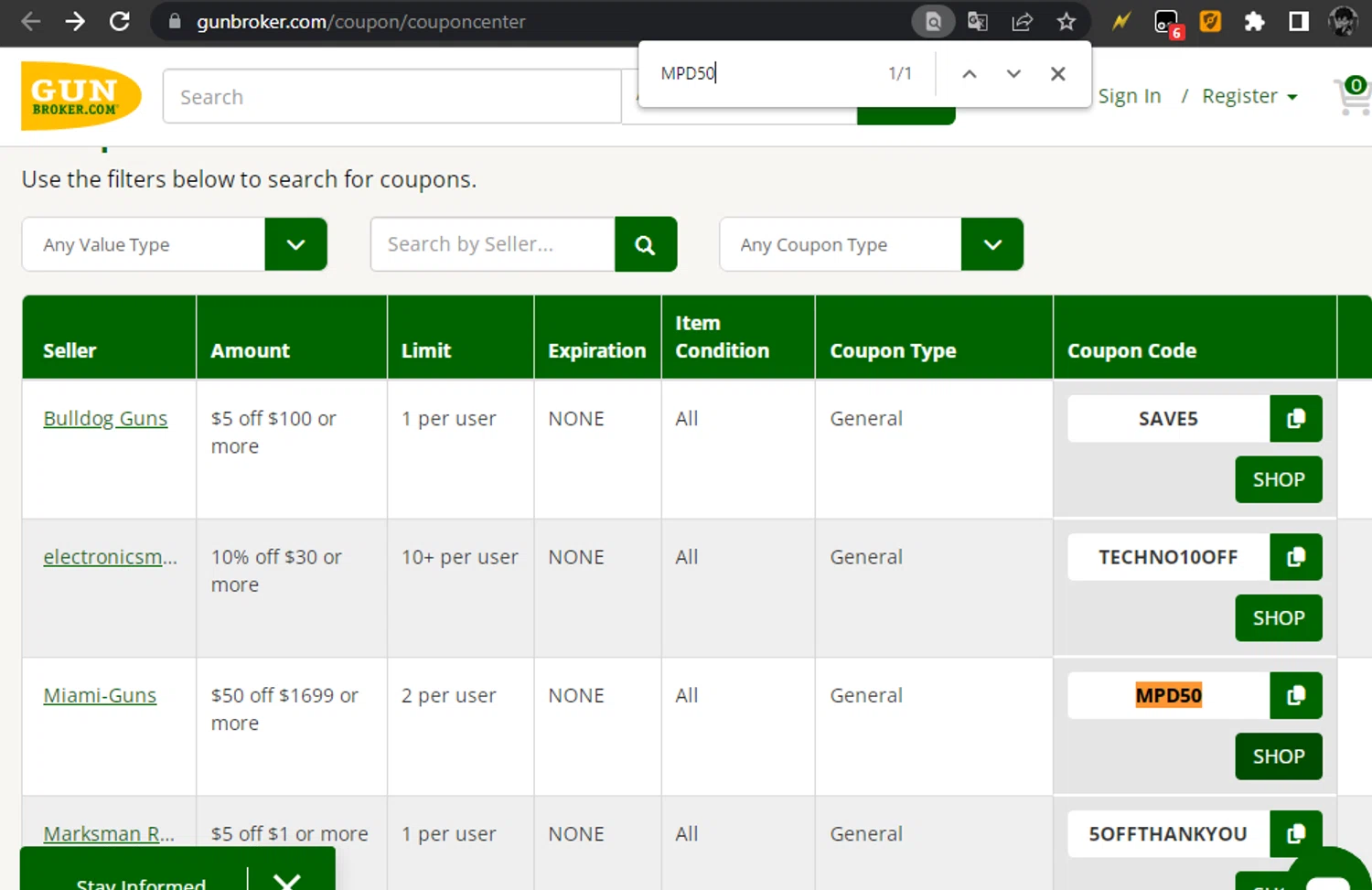 GunBroker.com Promo Codes - $50 Off (Verified) Aug 2025