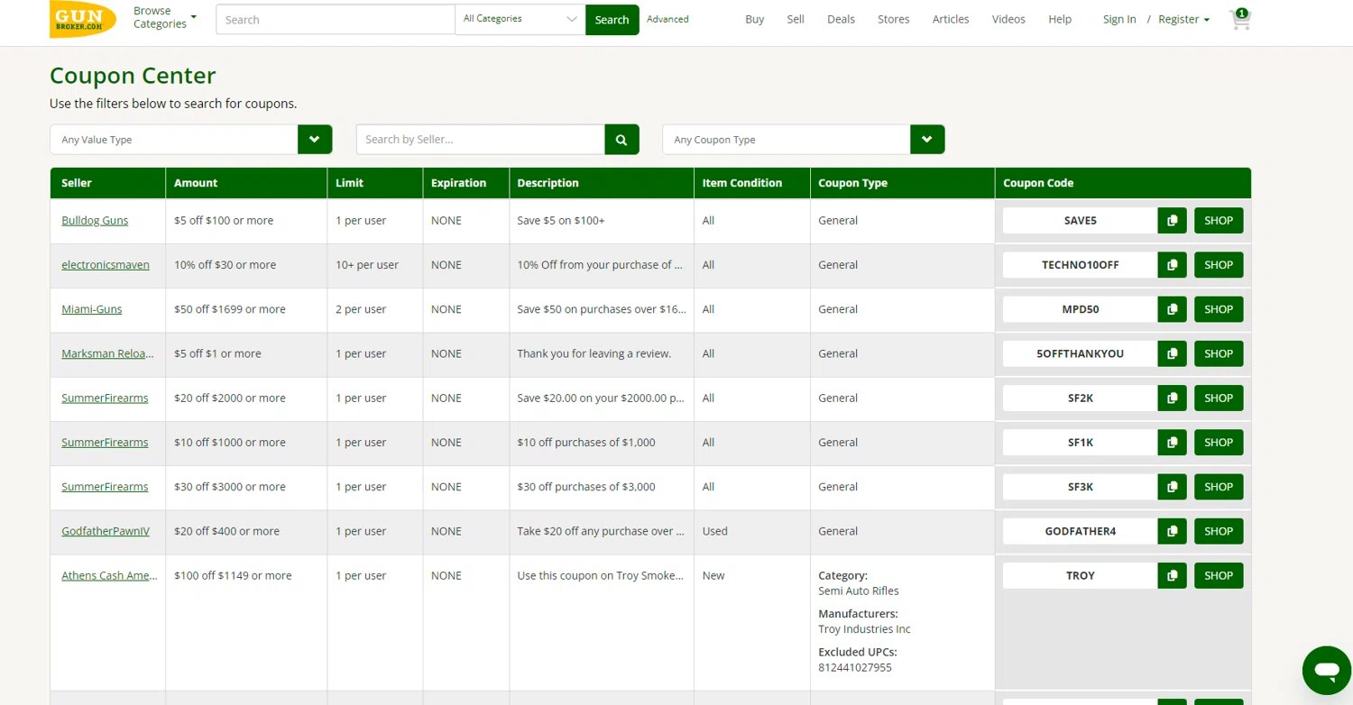 GunBroker.com Promo Codes - 10% Off (4 Verified) Jan 2026