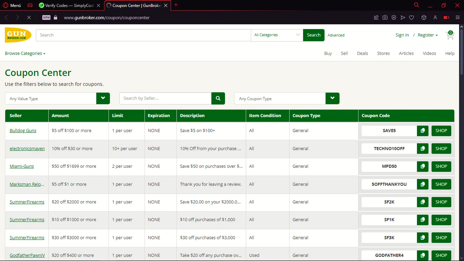 GunBroker.com Coupons - $25 Off | January 2025