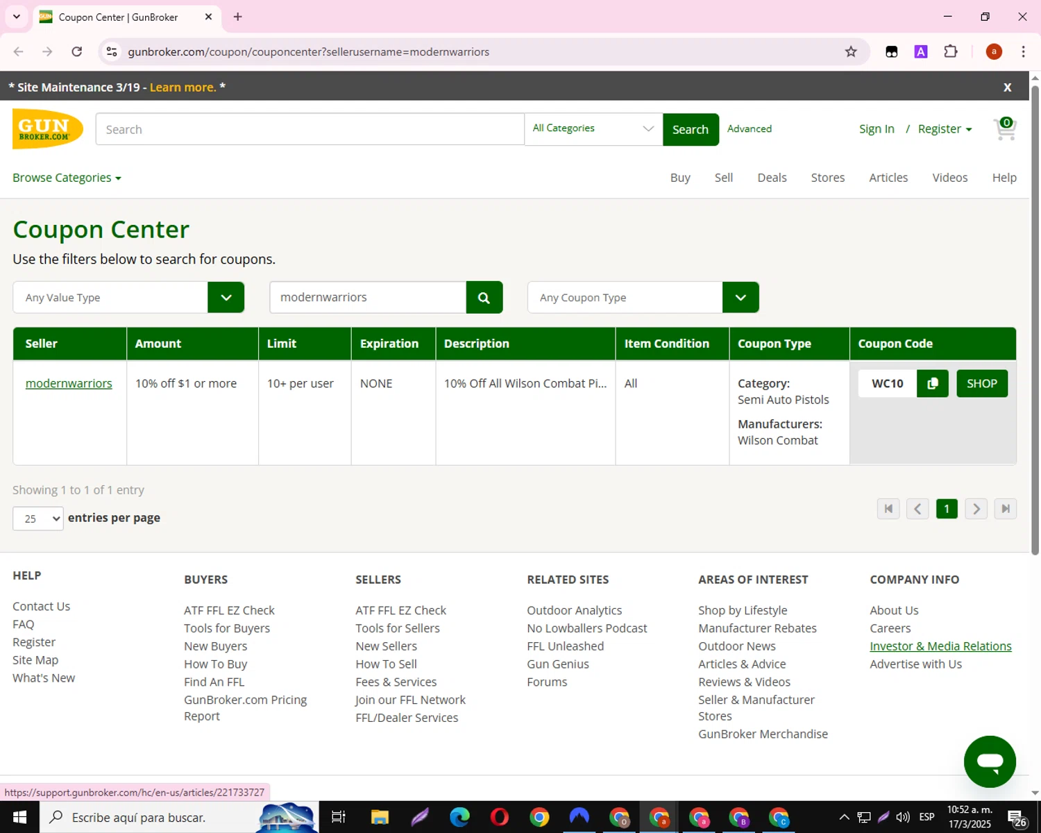 GunBroker.com Promo Codes - 10% Off (4 Verified) Jan 2026