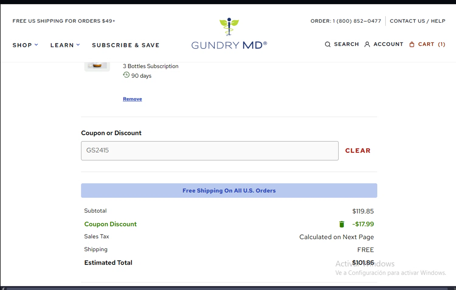 Gundry MD Promo Codes (17 Verified) - 15% Off Oct 2025