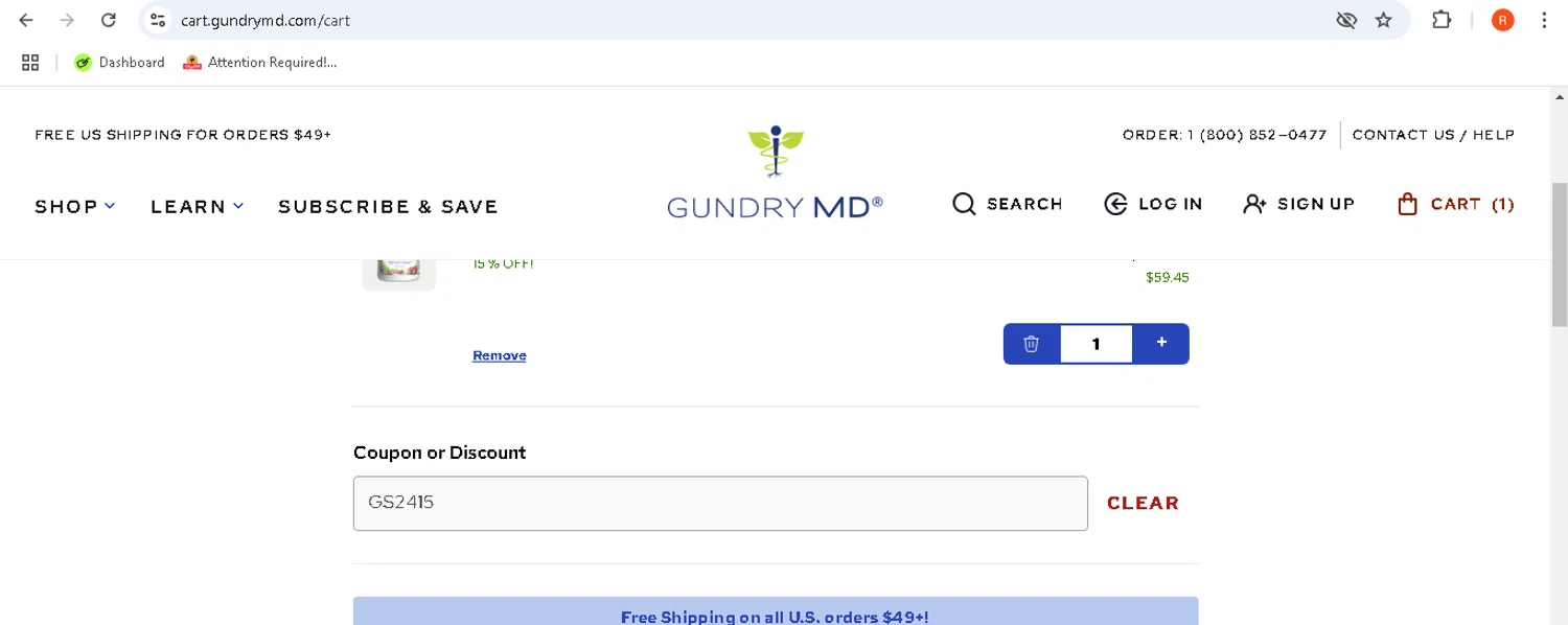 Gundry MD Coupon Codes (9 Verified) - 25% Off May 2025
