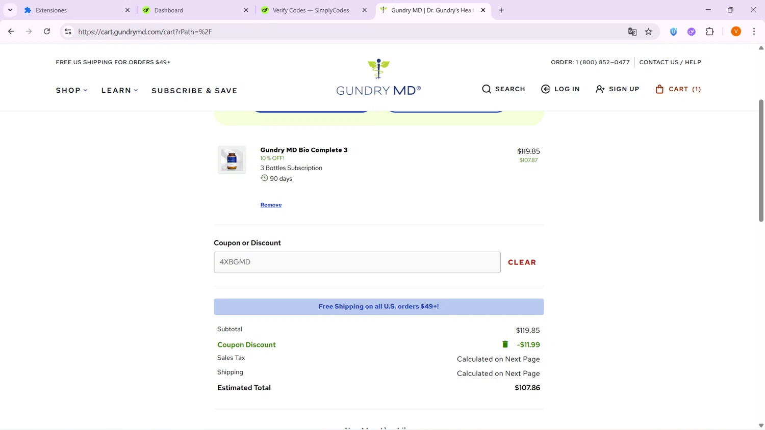 Gundry MD Promo Codes - 15% Off (23 Verified) Jan 2026