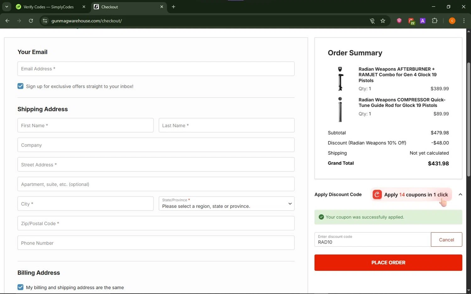 GunMag Warehouse Promo Codes (6 Verified) - 10% Off Oct 2025