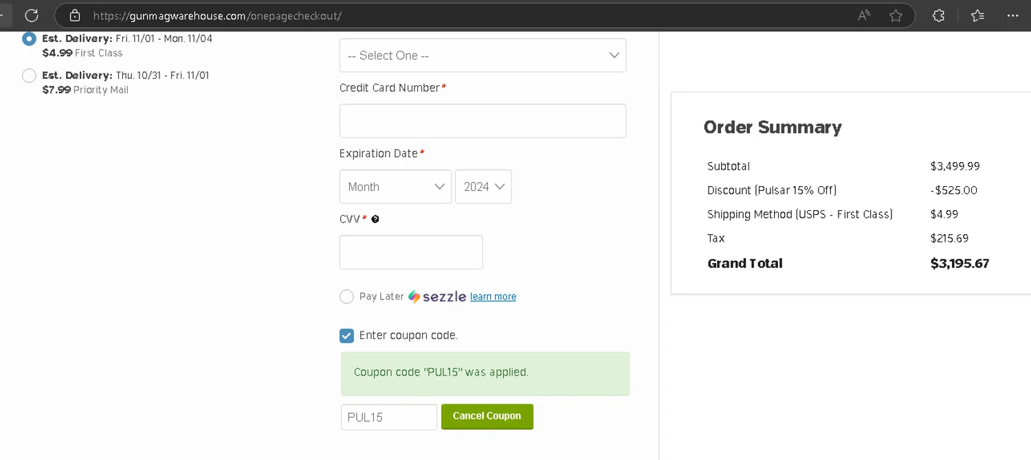 GunMag Warehouse Discount Codes - 10% Off | November 2024