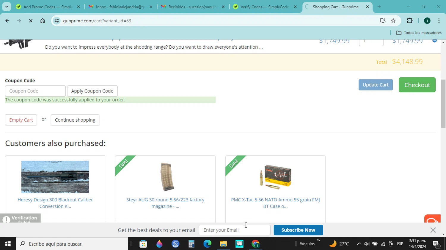 GunPrime Coupon Codes - $150 Off | October 2024