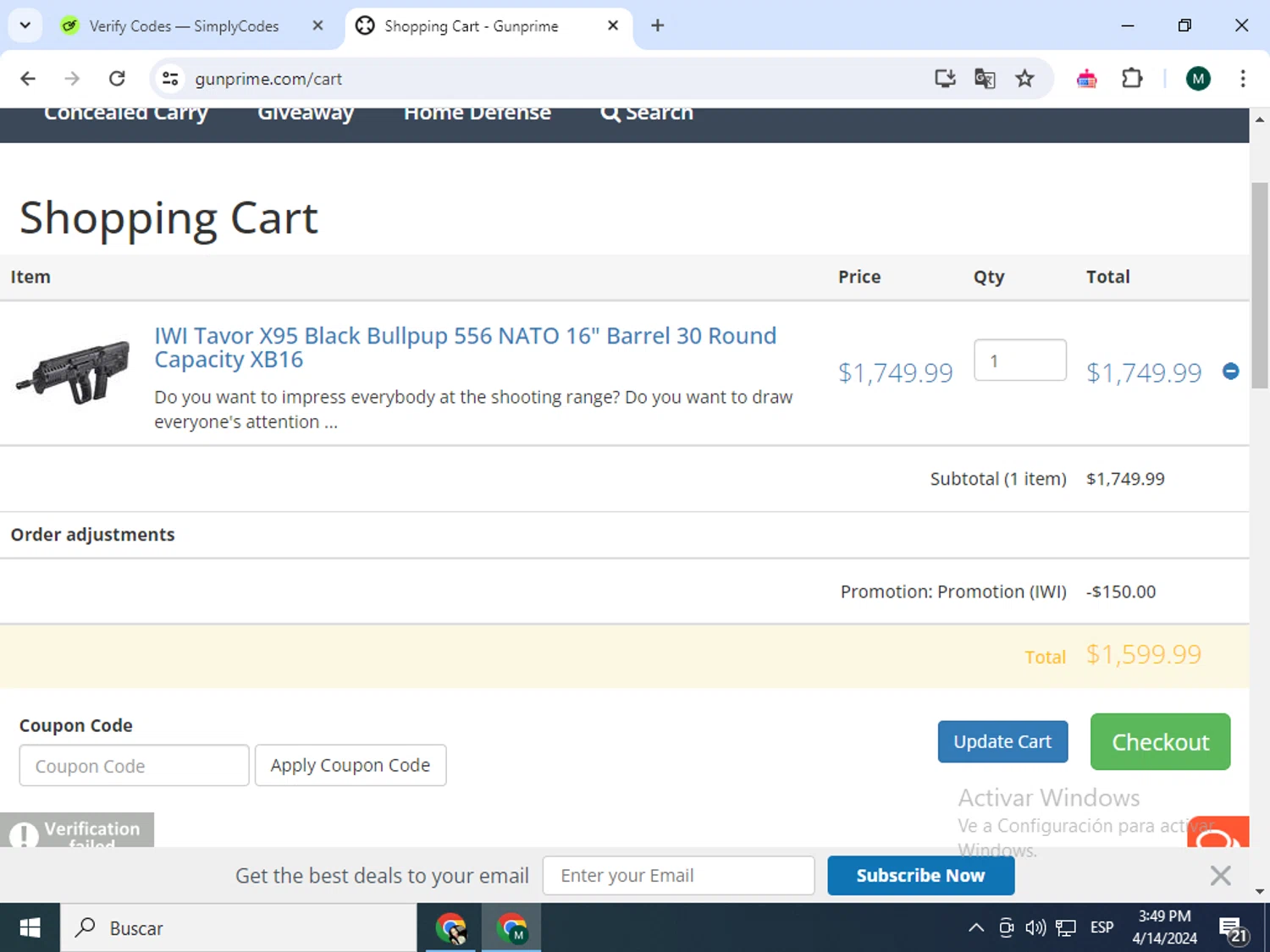 GunPrime Coupon Codes - 5% Off Coupons in August 2024 | SimplyCodes