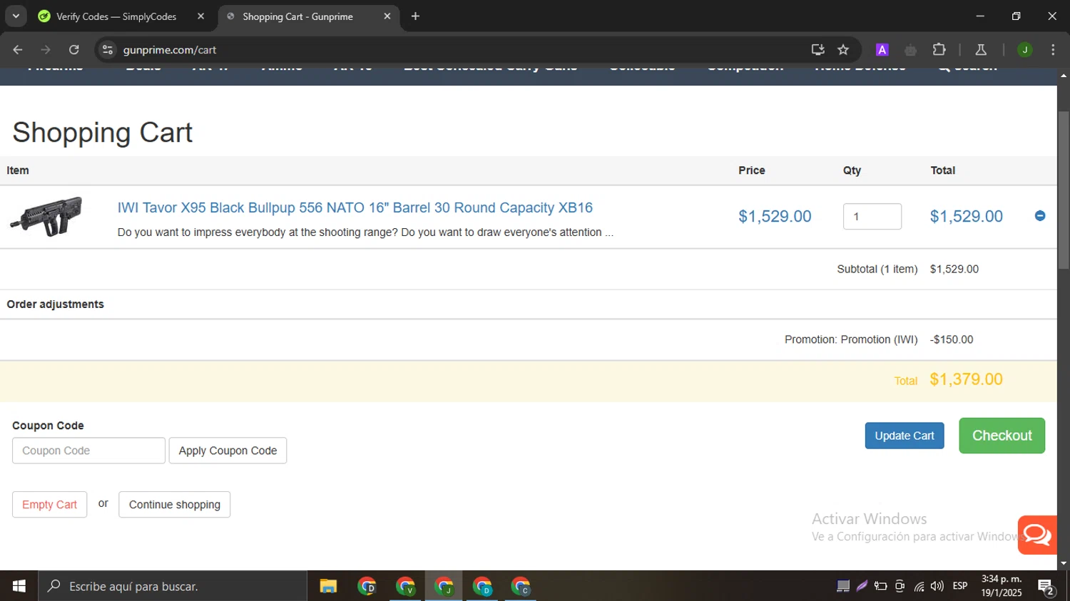 GunPrime Promo Codes - 20% Off Sitewide Coupons Jan 2026