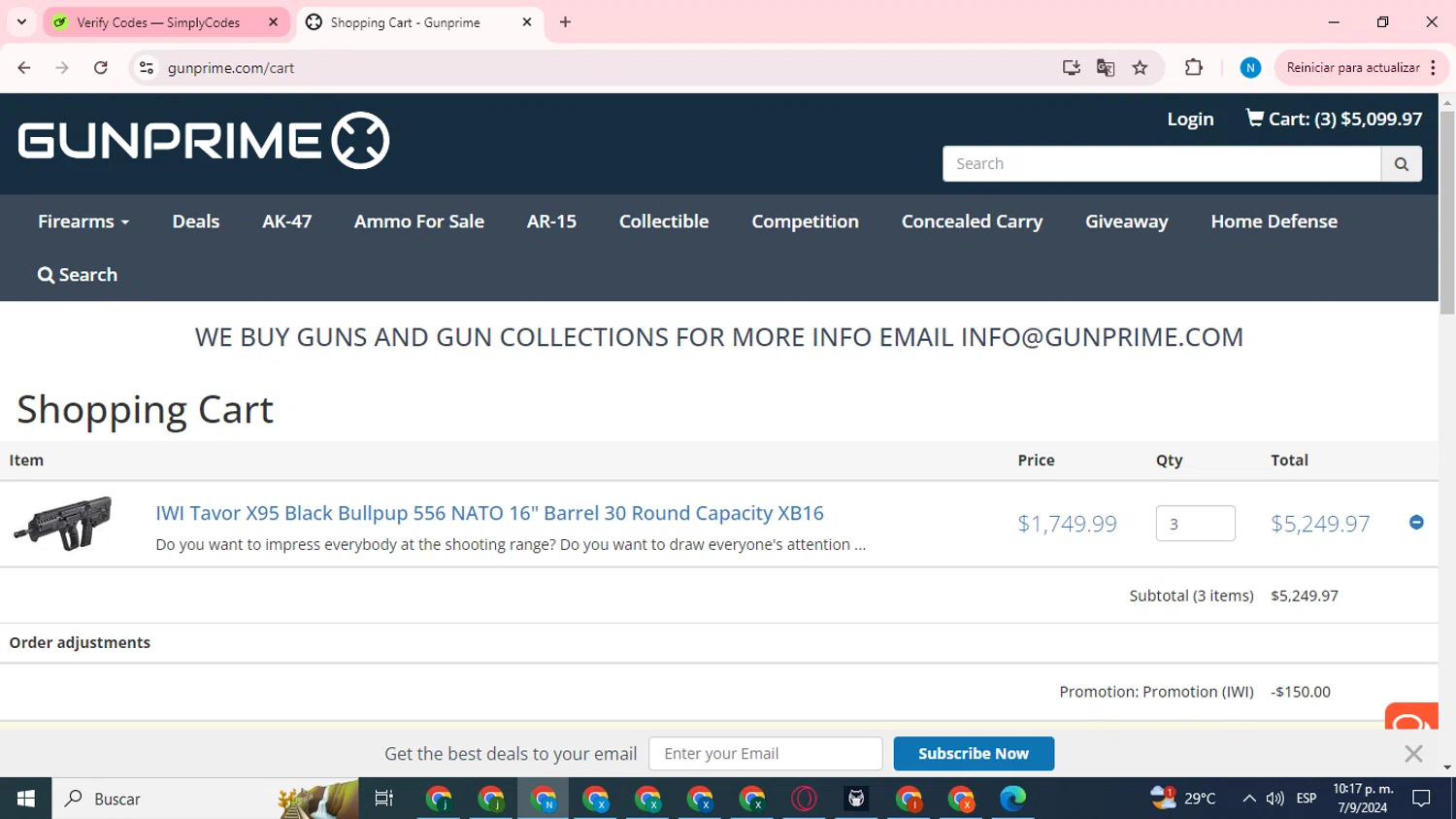 GunPrime Coupon Codes - $150 Off | December 2024